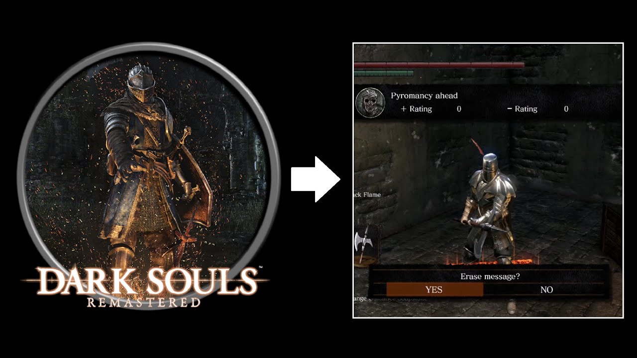 How to Put a Message Down in Dark Souls Remastered! - YouTube