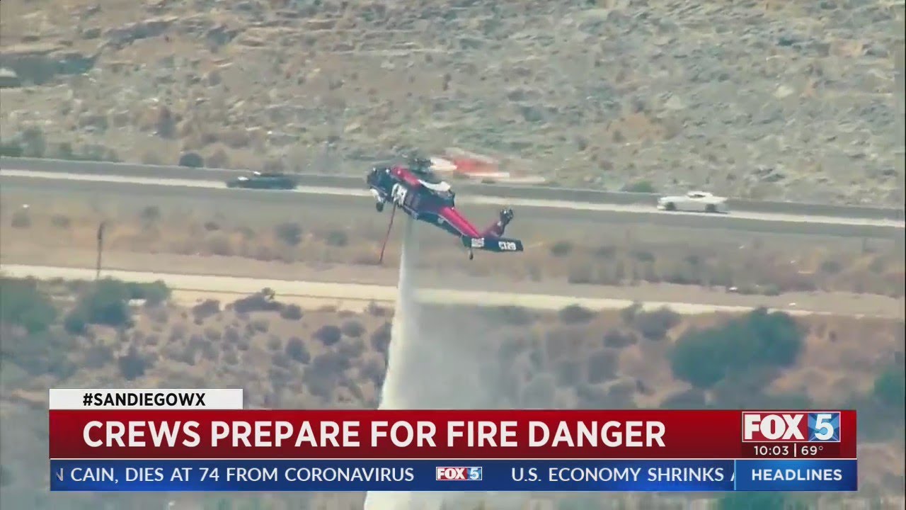 Cal Fire Crews Prepare For Fire Danger - YouTube