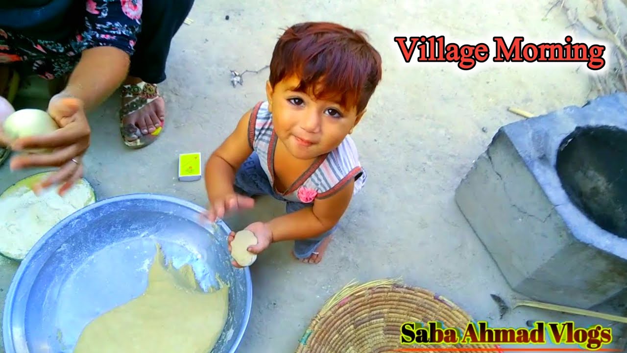 Morning routine in the village | Saba Ahmad Vlogs - YouTube
