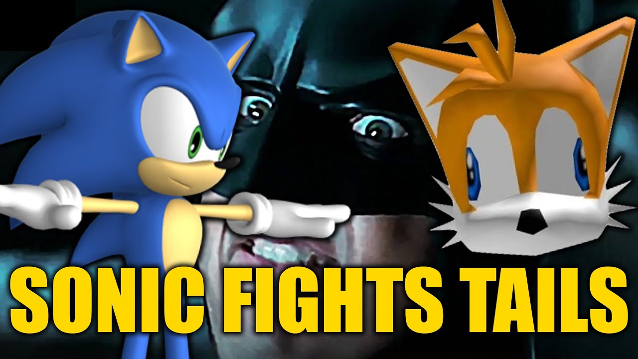 Sonic fights Tails - YouTube