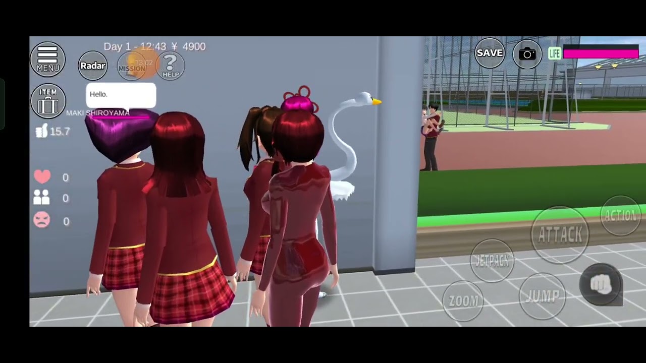 Pacaran antara guru dan siswa (sakura school simulator)part 1 - YouTube