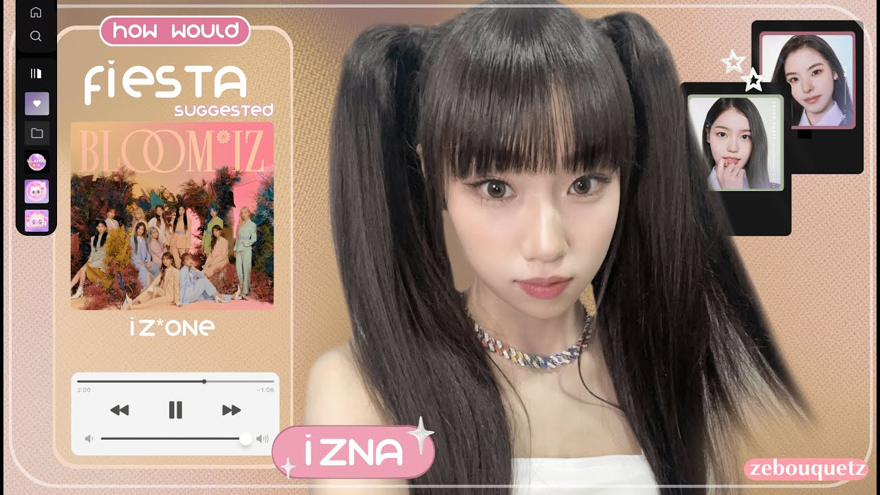 How Would IZNA sing FIESTA by IZ*ONE ~ zebouquetz (suggested) - YouTube