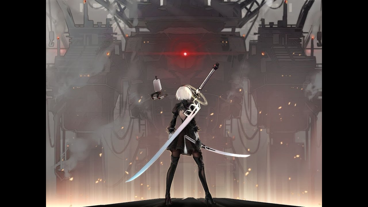 NIER AUTOMATA /// BOSS FIGHT: GOLIATH I: Robot Sindicalista - YouTube