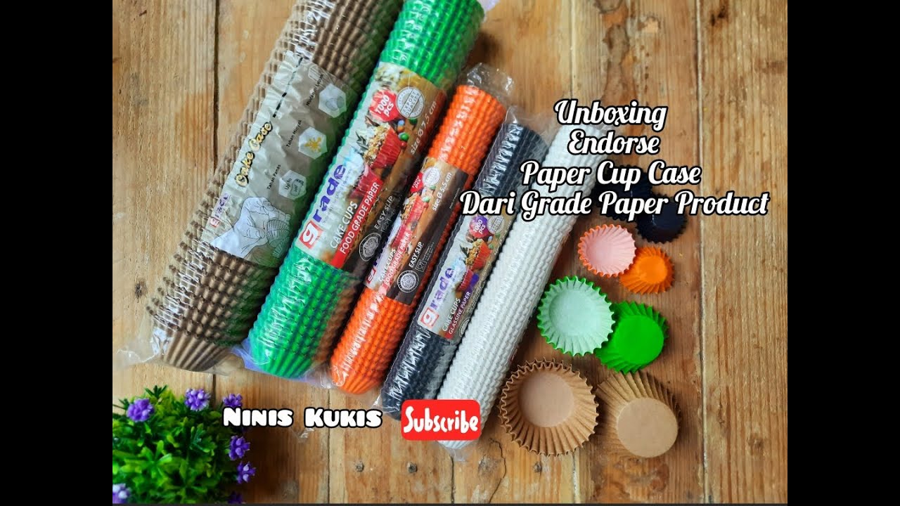 Unboxing Paket Endorse Paper Cup Case dari Grade Paper Product - YouTube
