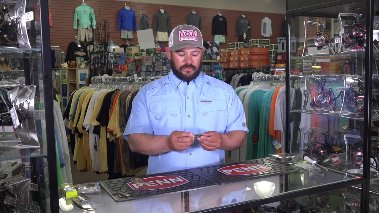 D.O.A How to rig a shad tail or other soft plastic bait - YouTube