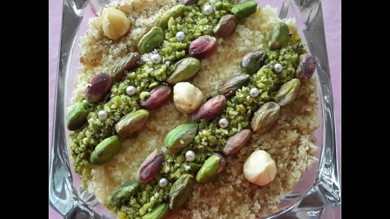 Crème assida aux noisettes - عصيدة البوفريوة التونسية / طريقة طبخ ...