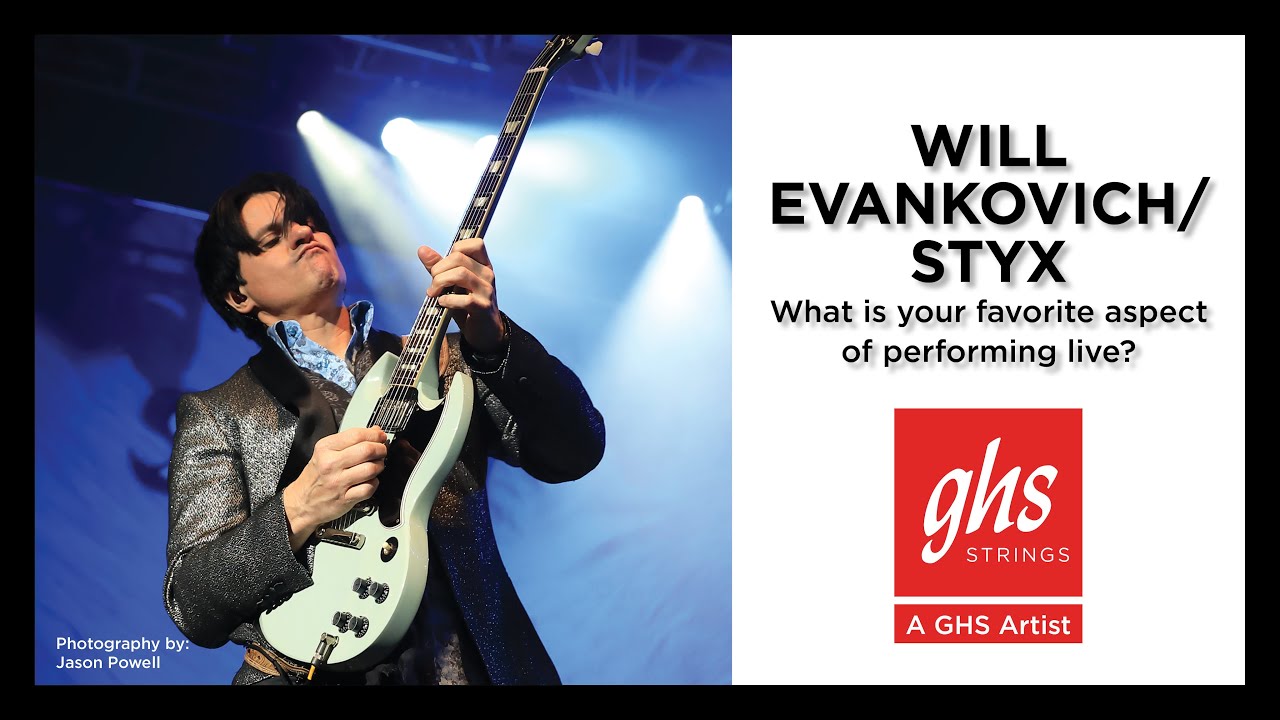 Will Evankovich on His Favorite Thing About Performing Live | Styx - YouTube