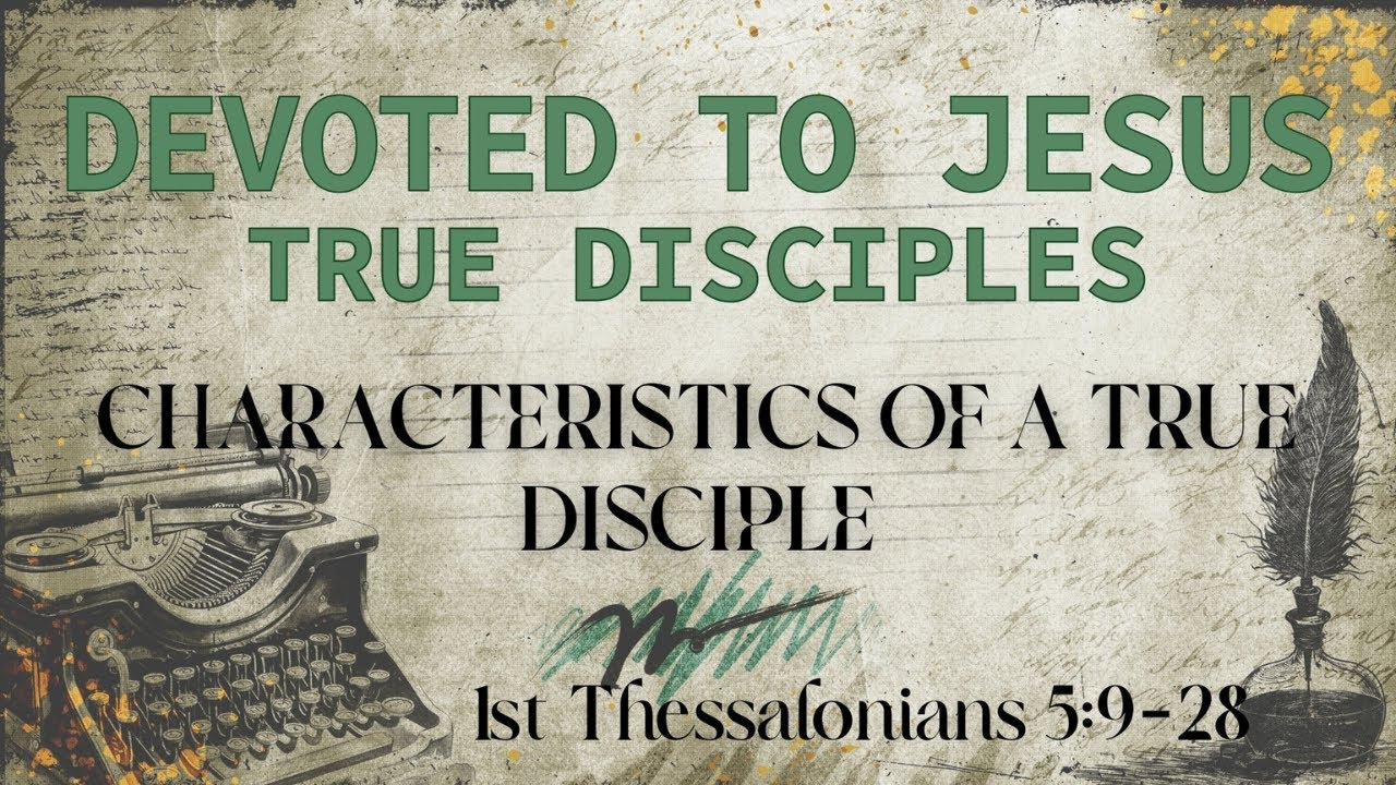 Devoted to Jesus…True Disciples Part 4: “Characteristics of A True ...