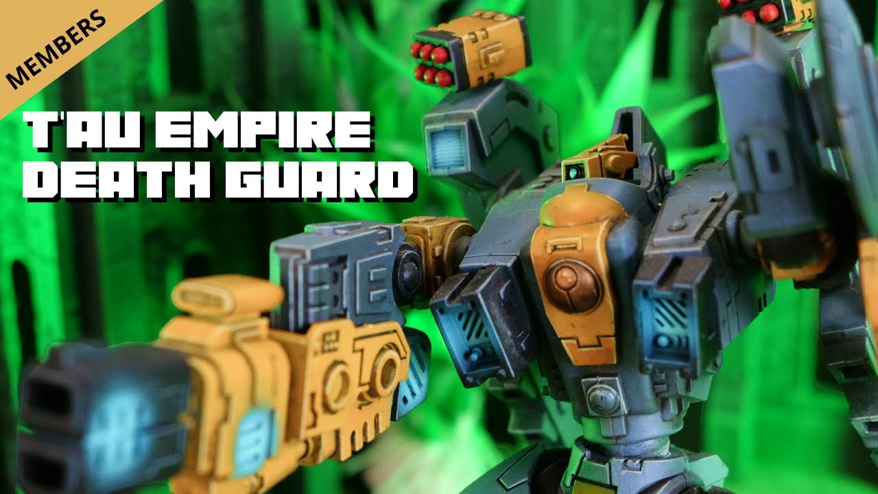 Tau Empire vs Death Guard - A 10th Edition Warhammer 40k Battle Report ...