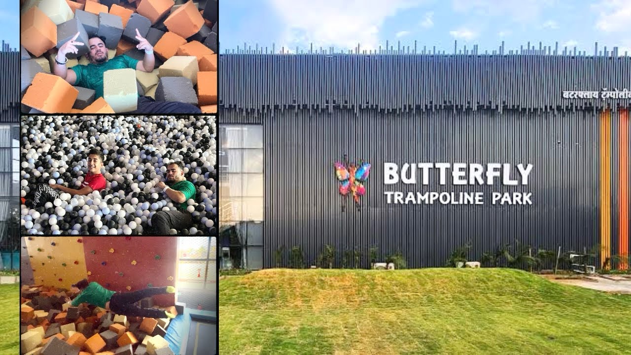 Butterfly 🦋 Trampoline park Pune - YouTube