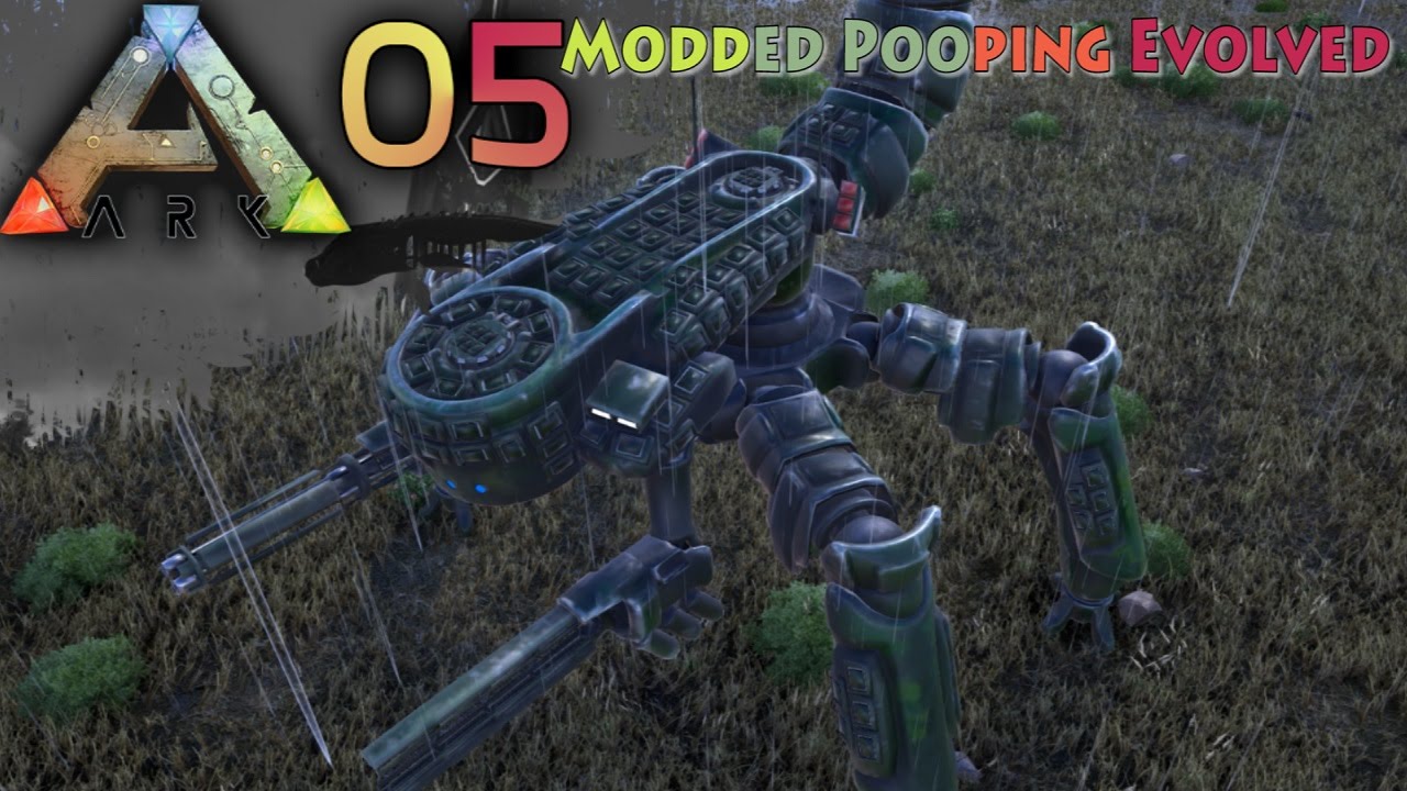 MODDED ARK: Survival Evolved - Insane Battle Mech & X-Wing! - #5 ...