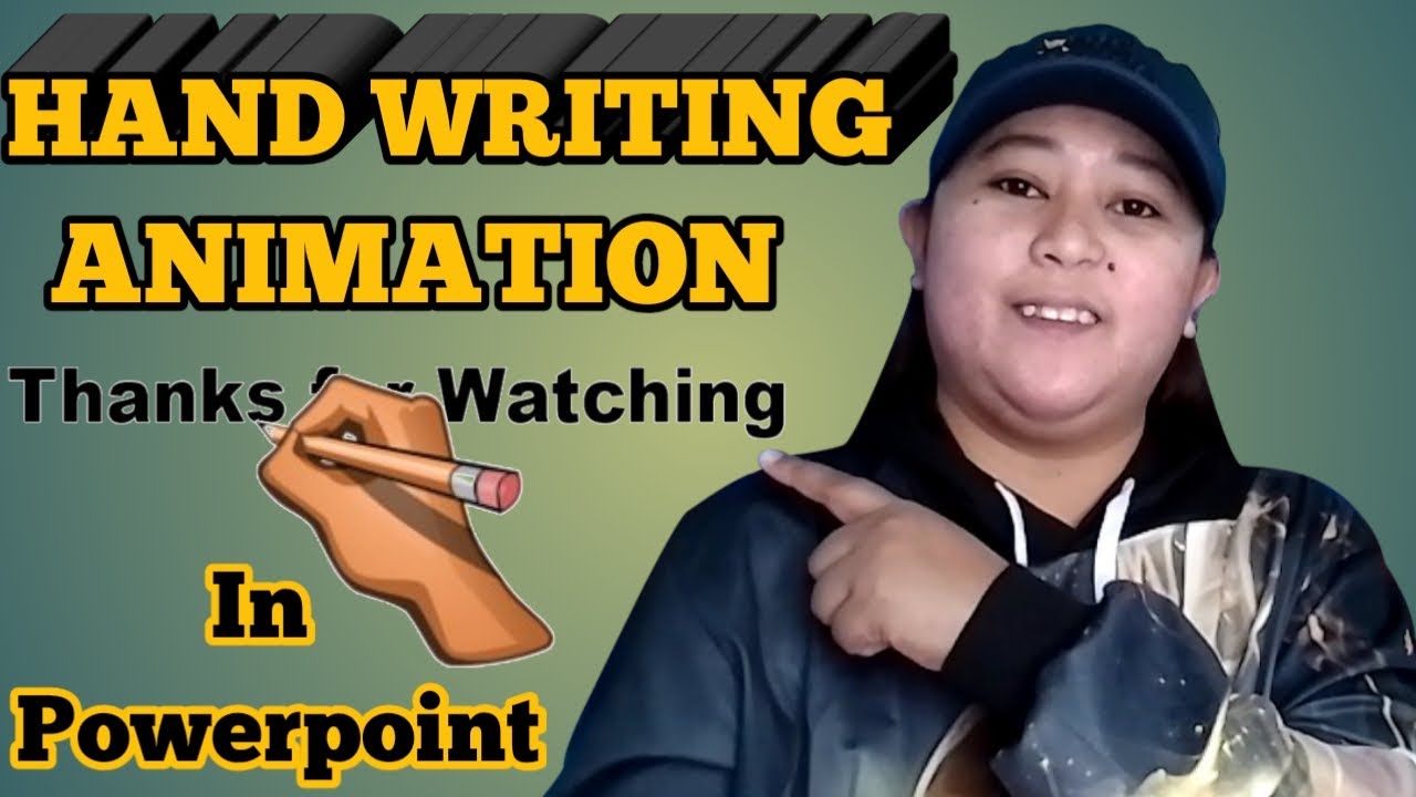 How To Make A Handwriting Animation In Powerpoint - YouTube