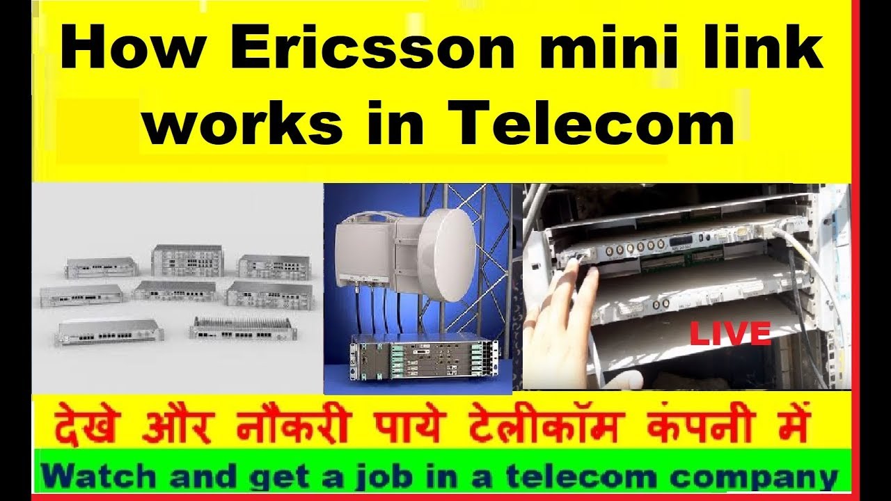 How Ericsson mini link works in Telecom - YouTube