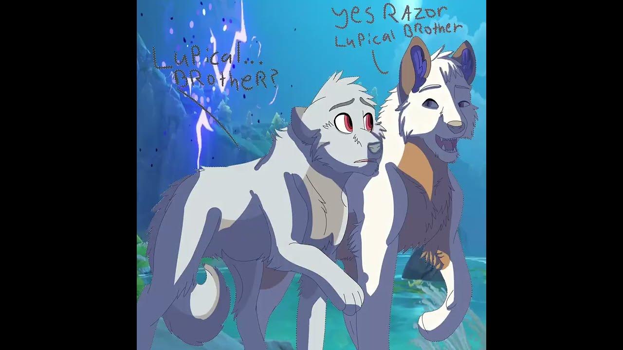 Razor And Cyno As Wolves Genshin Impact Youtube