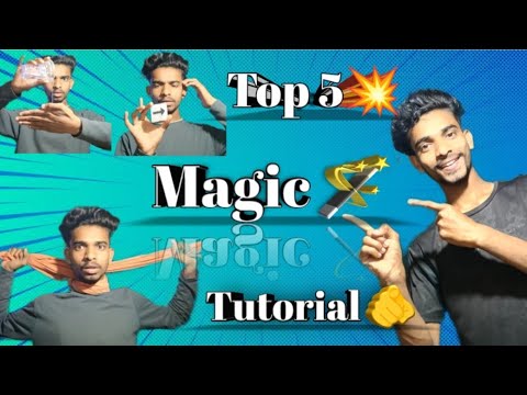 Top 5 Magic Tutorial 💥🎯 | Magic for Beginners 🤠| #magic #viral # ...