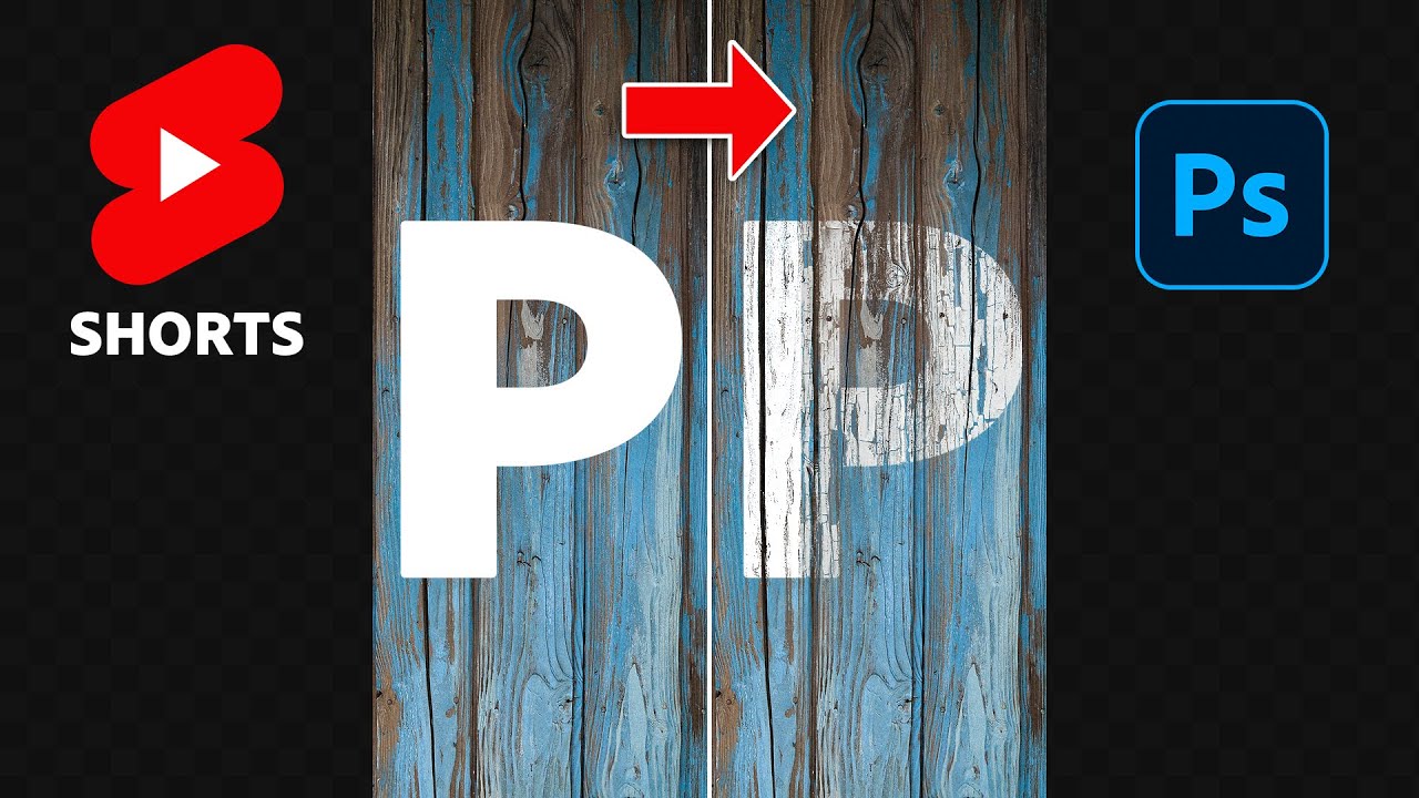 🪵Cracked-Paint Wood Text Effect in Photoshop! - YouTube