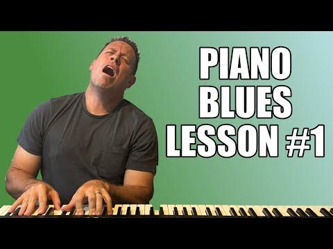 Piano Blues Lesson #1 The Twelve Bar Blues Progression in C Made Easy ...