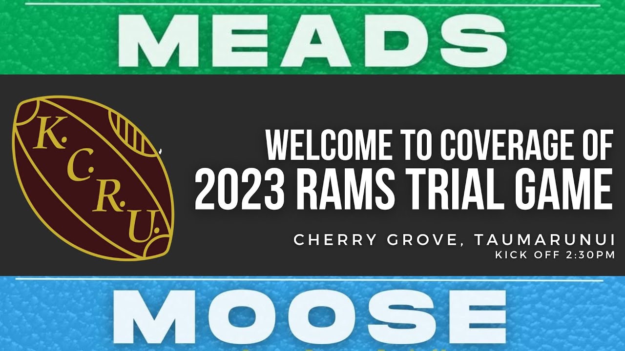 KCRU Rams Trial | Colin Meads XV vs Moose Whiting XV - YouTube
