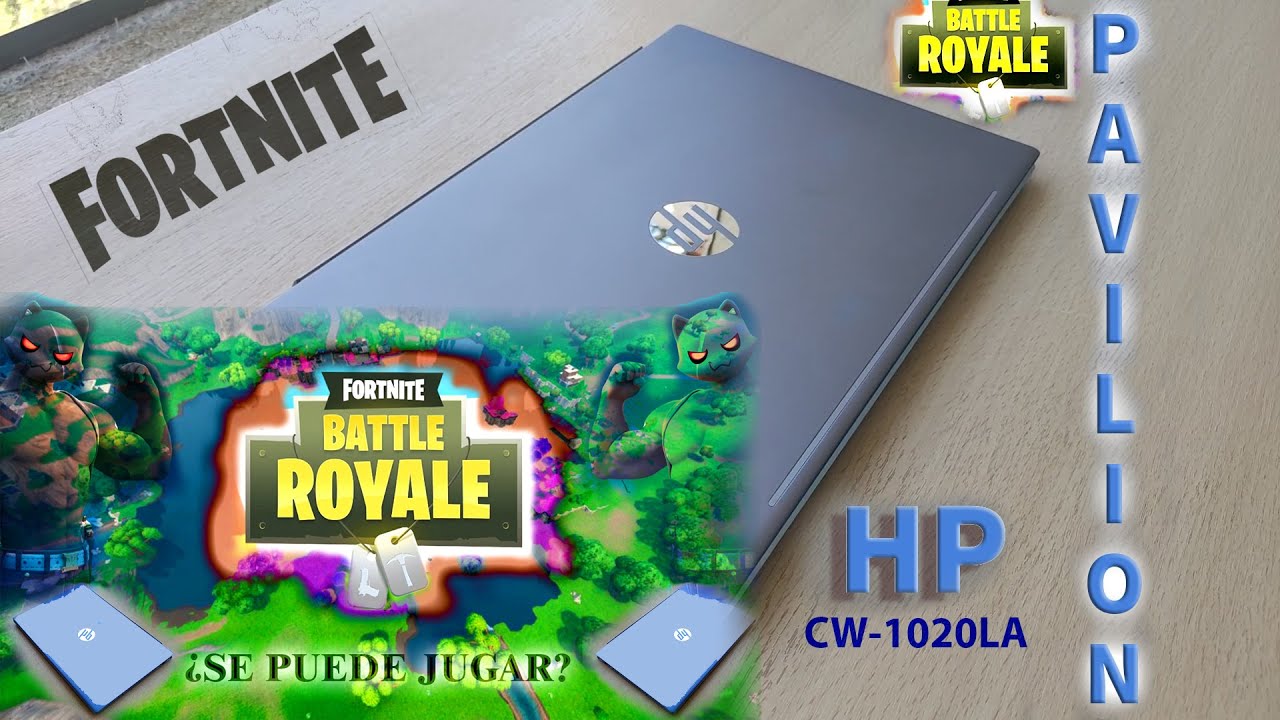 FORTNITE en la laptop HP PAVILION 15 CW1020LA - YouTube