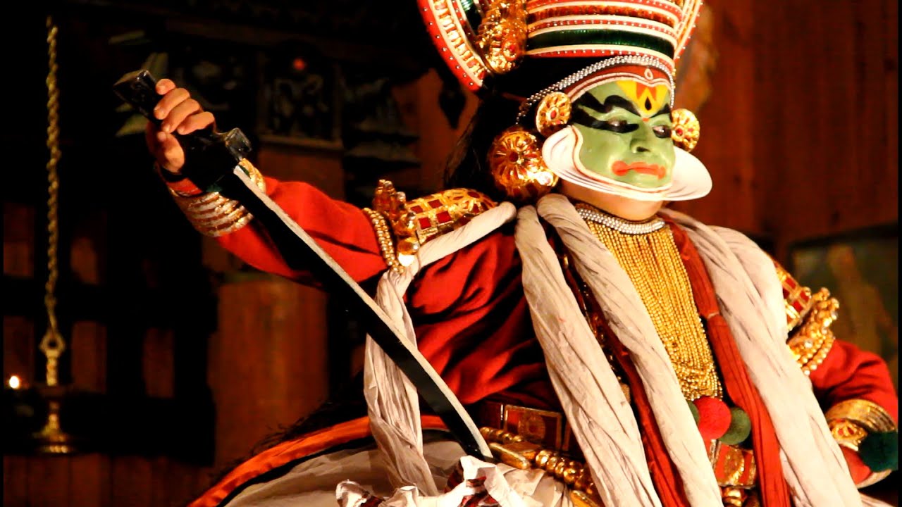 Kathakali in Kochi, India (September 2011) - YouTube