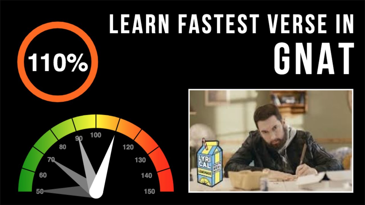 Learn Eminem's Fastest Verse In 'Gnat' (Slowed Down + Scrolling Lyrics ...