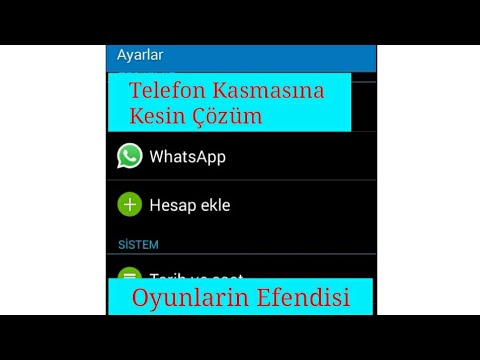 Telefon Kasmasına Kesin Çözüm!!!! /Android Telefonlar için?