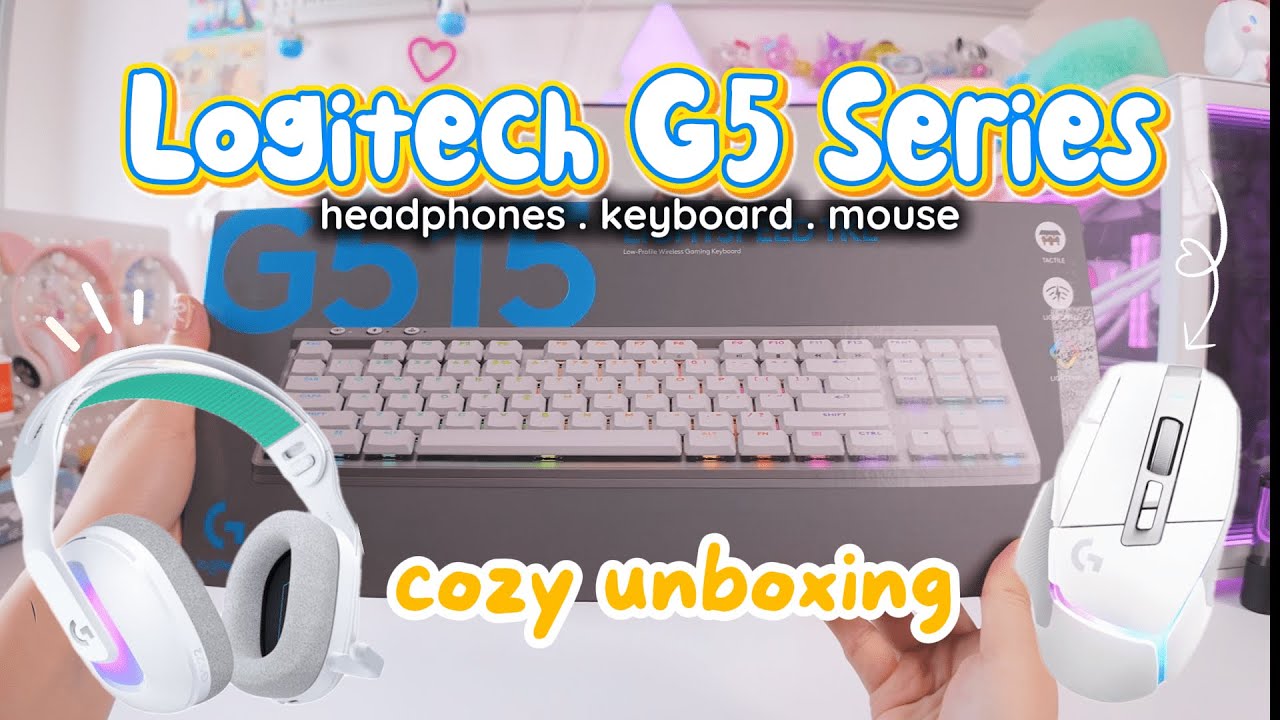 ☁️Logitech G5 Series Unboxing cozy tech that fits my pastel setup 💕 ...
