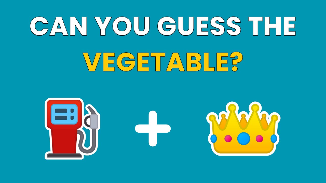 Can you guess the veggies from our emoji clues? Vegetable quiz. - YouTube