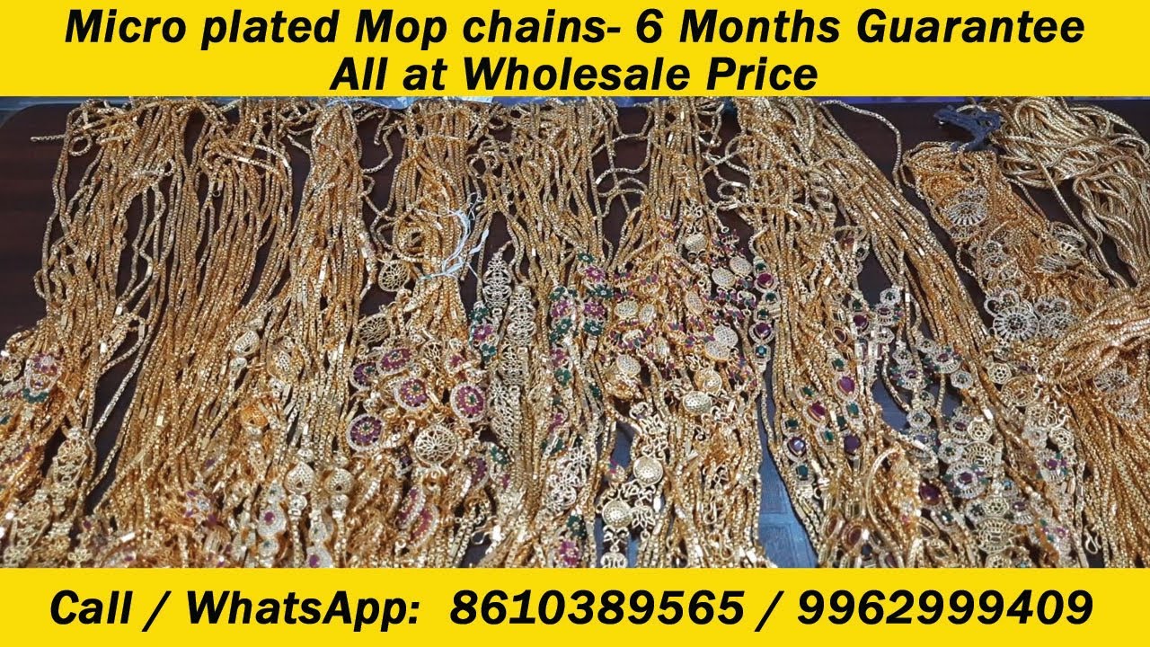 Micro plated Mop chain, Mopu chain, Mugapu chain, 6 months Guarantee at ...