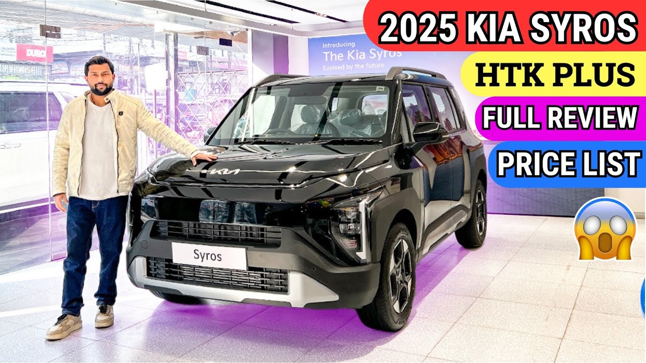2025 Kia Syros HTK Plus Turbo Petrol Review | On Road Price | Mini ...