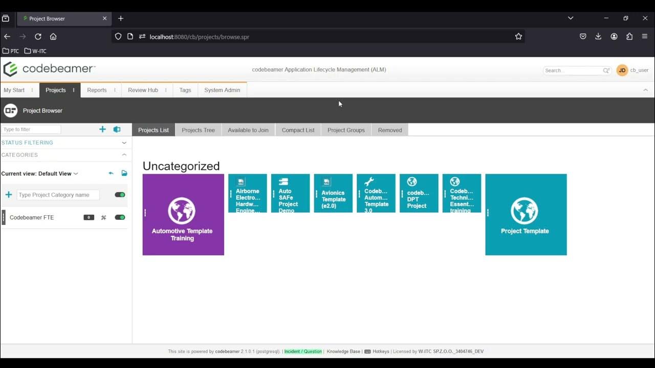 Codebeamer for Beginners Tutorial – Navigate the Menu - YouTube