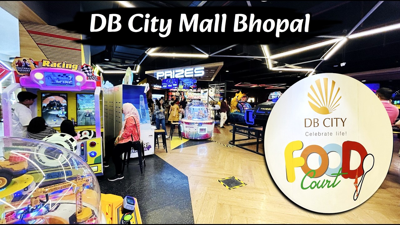 DB City Mall Bhopal Full Tour 🎥 | Best Gaming Zone & Food Court in 4K ...