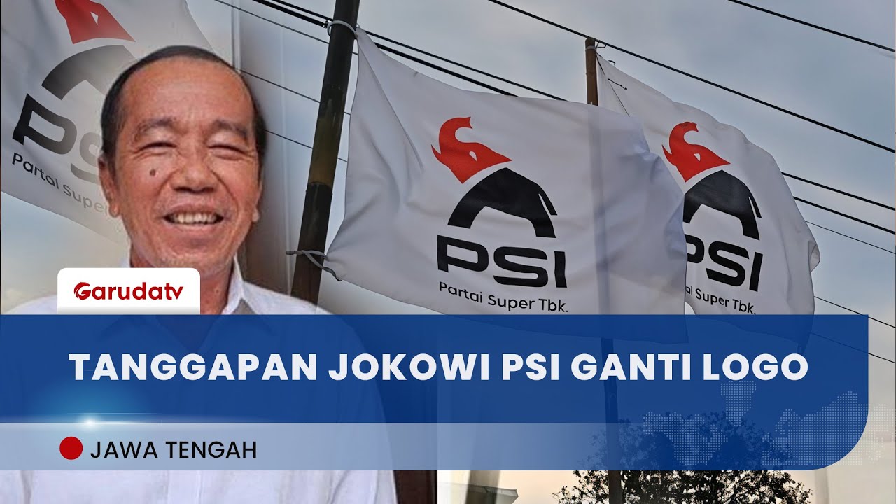 PSI Ganti Logo Mawar Jadi Gajah, Ini Reaksi Jokowi - YouTube