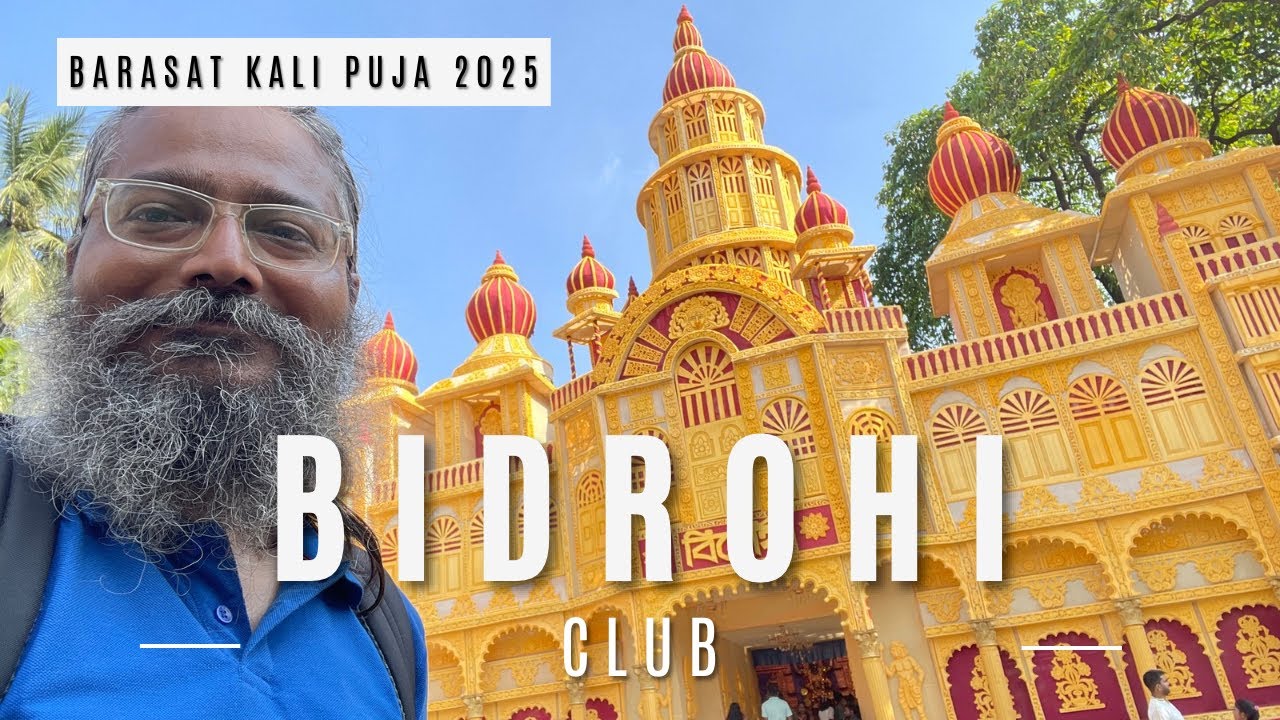 Bidrohi Club Barasat Kali Puja 2025 Vlog 817 - YouTube