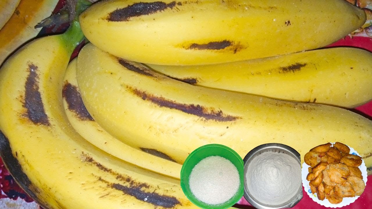 How to Make Village Women Cook Ripe Banana Chops With Flour | banana ...
