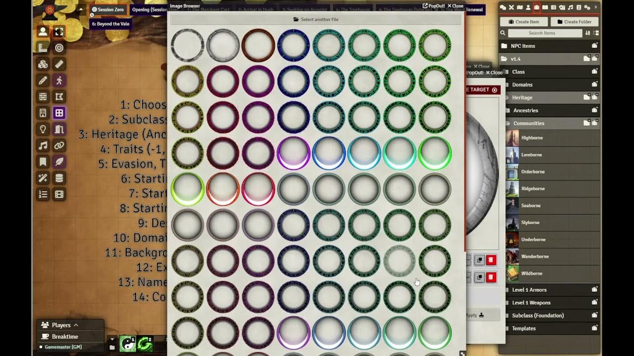 Daggerheart v1.4 Update, Make a Character on FoundryVTT w/ GM Comfortable Grey - YouTube