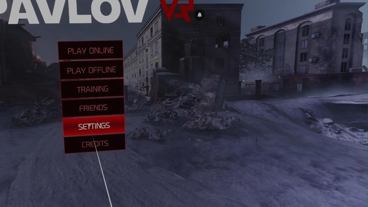 Pavlov vignette settings - YouTube