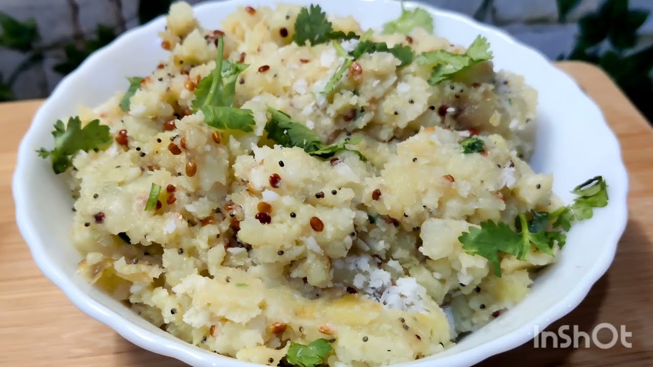 Aloo Podimas recipe/ Mashed Potato Curry with grated Coconut - YouTube