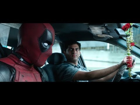 En el taxi (escena) Deadpool - YouTube
