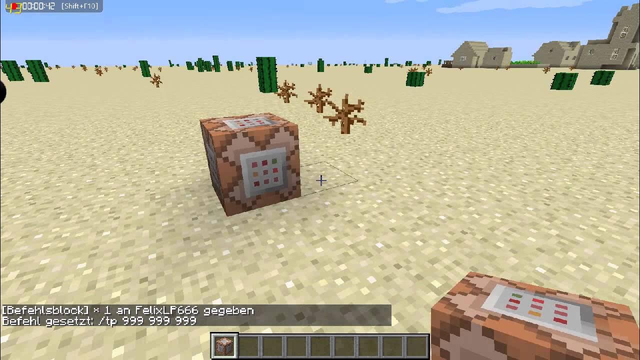 Minecraft wie bekomme ich einen Command Block - YouTube