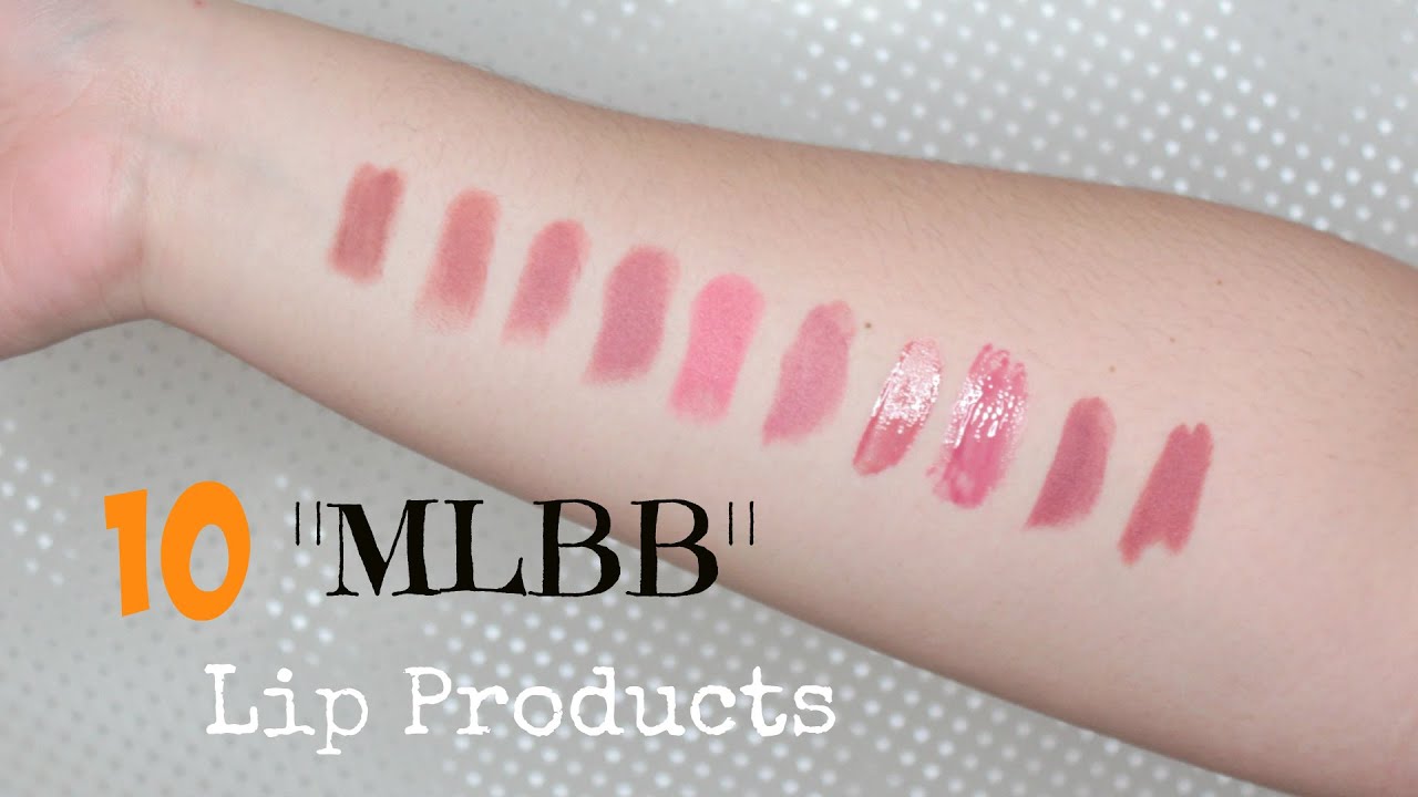 My Top MLBB Lip Products | Swatches! - YouTube