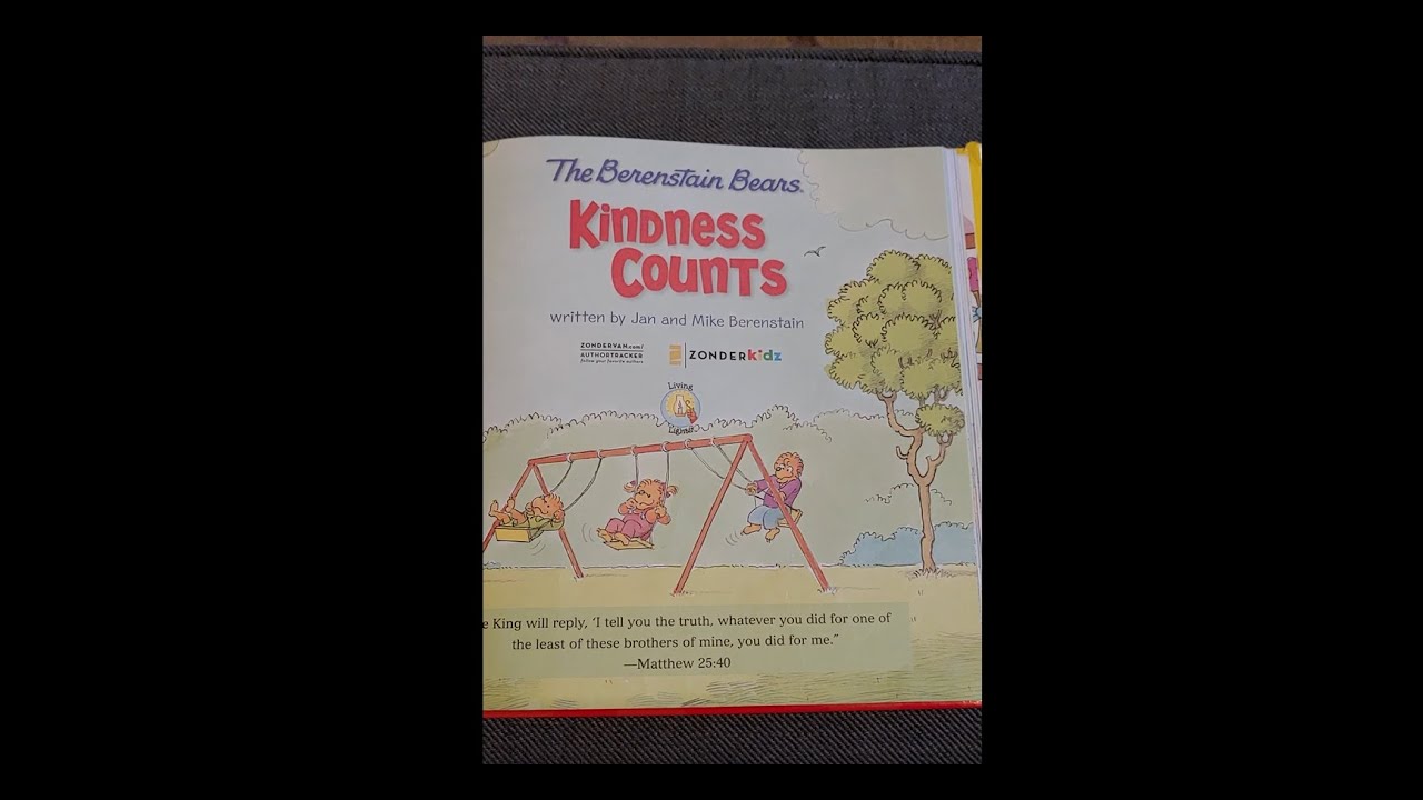 Mrs. Terri reads The Berenstain Bears Kindness Counts - YouTube