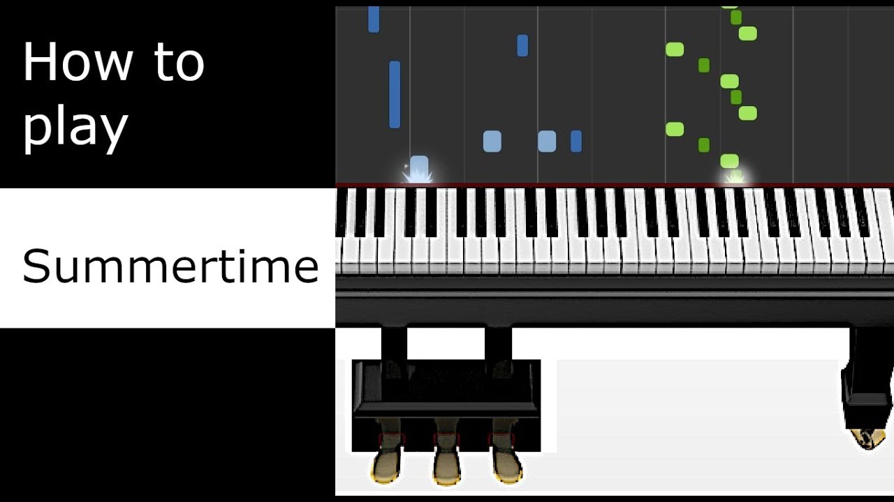 Gershwin - Summertime - The Piano of Cha´n cover (Piano tutorial ...