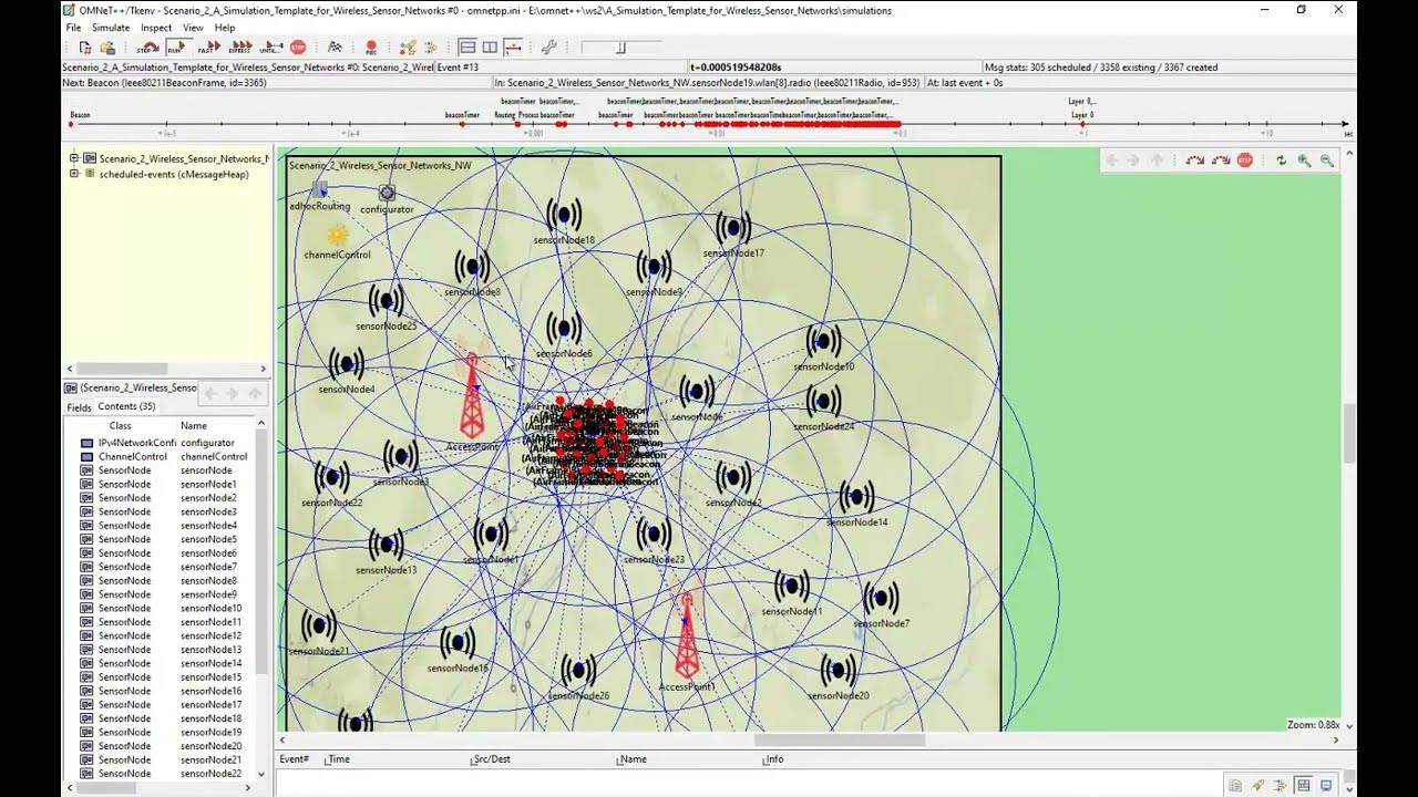 Wireless Sensor Network Simulation using OMNET++ | WSN Projects using OMNeT++ - YouTube