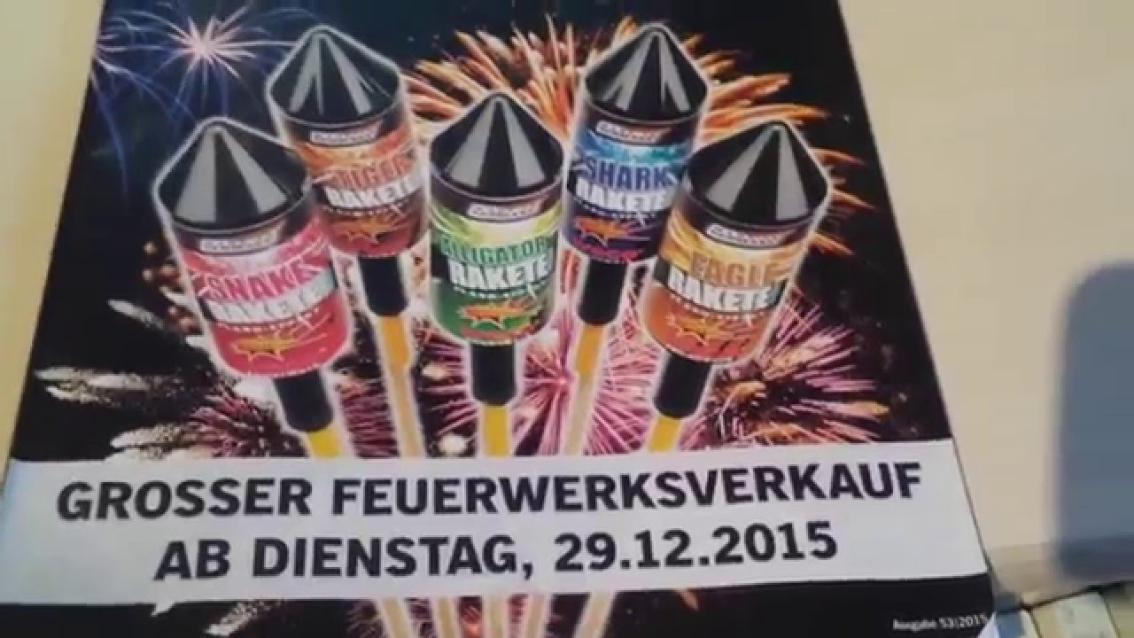 vuurwerk folder lidl 2015-2016 feuerwerk prospekt - YouTube
