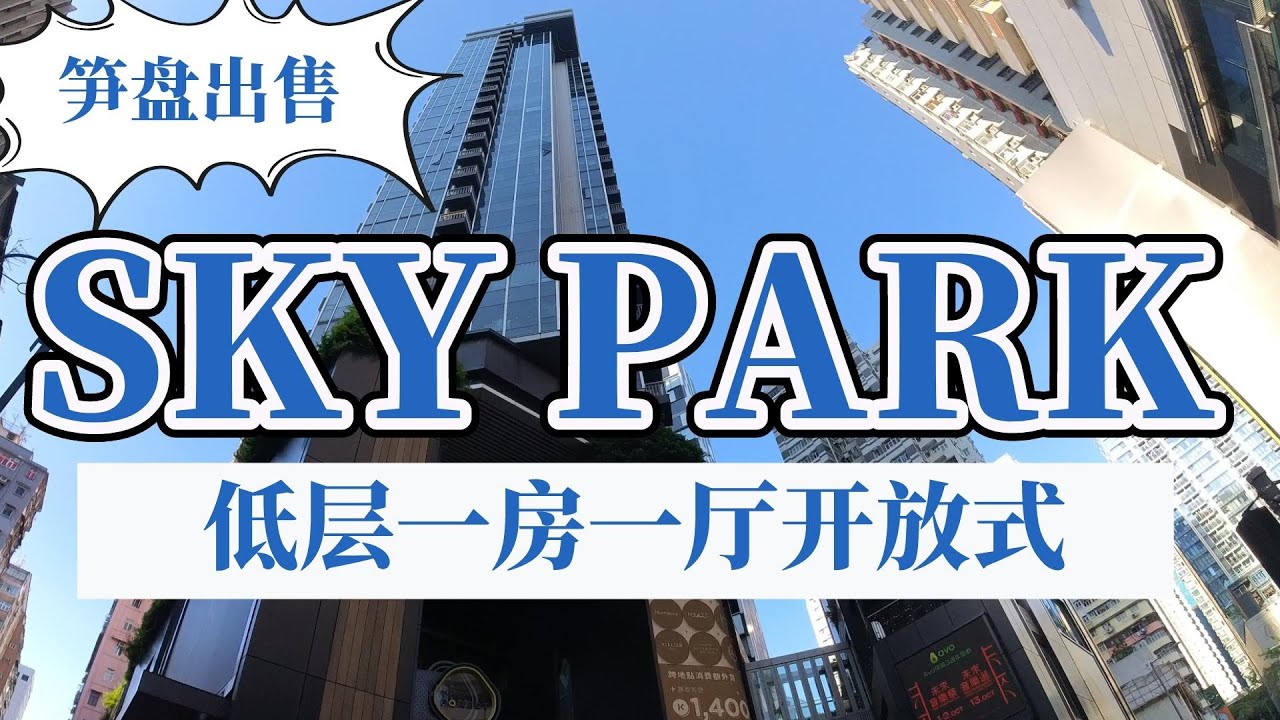香港买房丨SKYPARK：低层一房一厅开放式 - YouTube