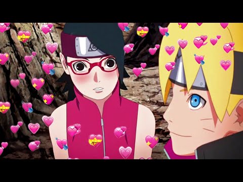 Sarada blush on boruto 💫||aniOnly||#boruto #borusara #borutoxsarada