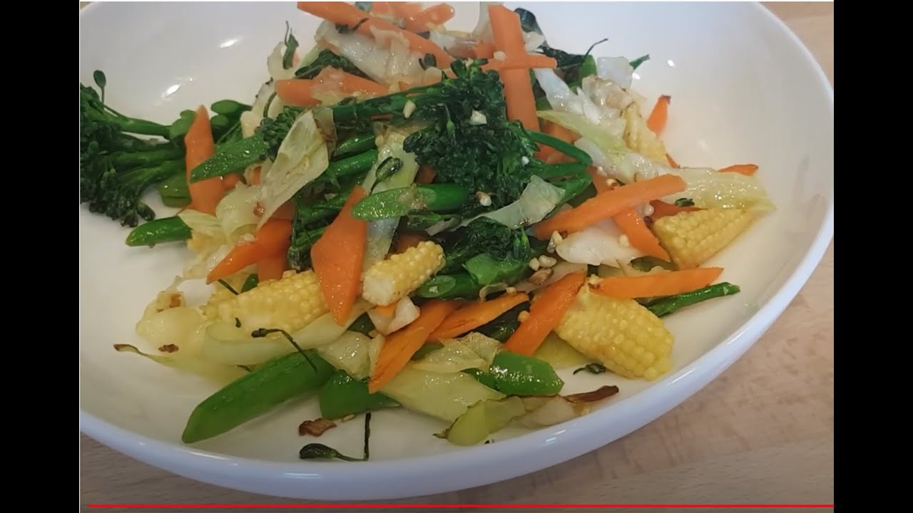 Simple Stir Fry Mixed Vegetable - YouTube