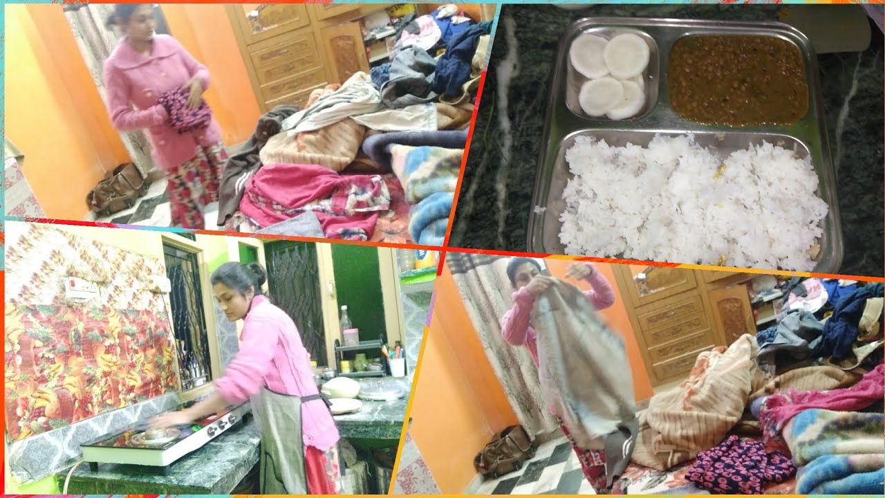 INDIAN MOM LUNCH TO NIGHT ROUTINE 2020| Lunch Routine| Simple Lunch ...