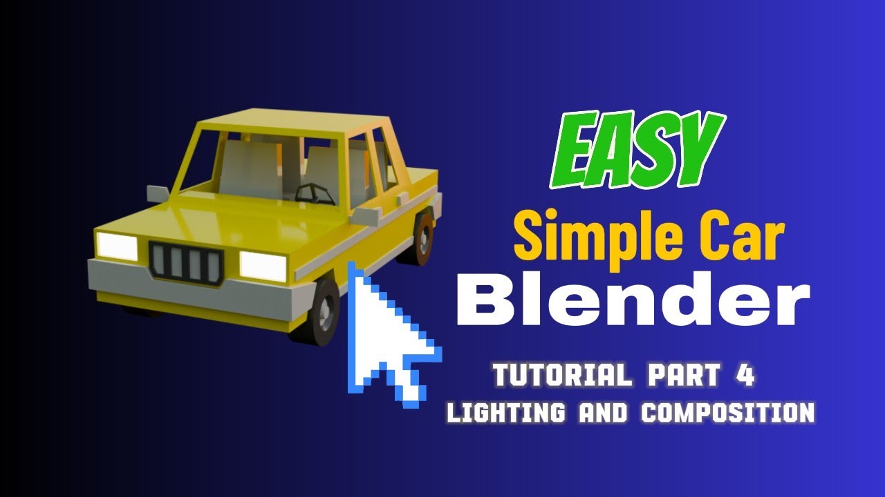 Blender Simple Car Model in Blender Tutorial Part 04 | Blender ...